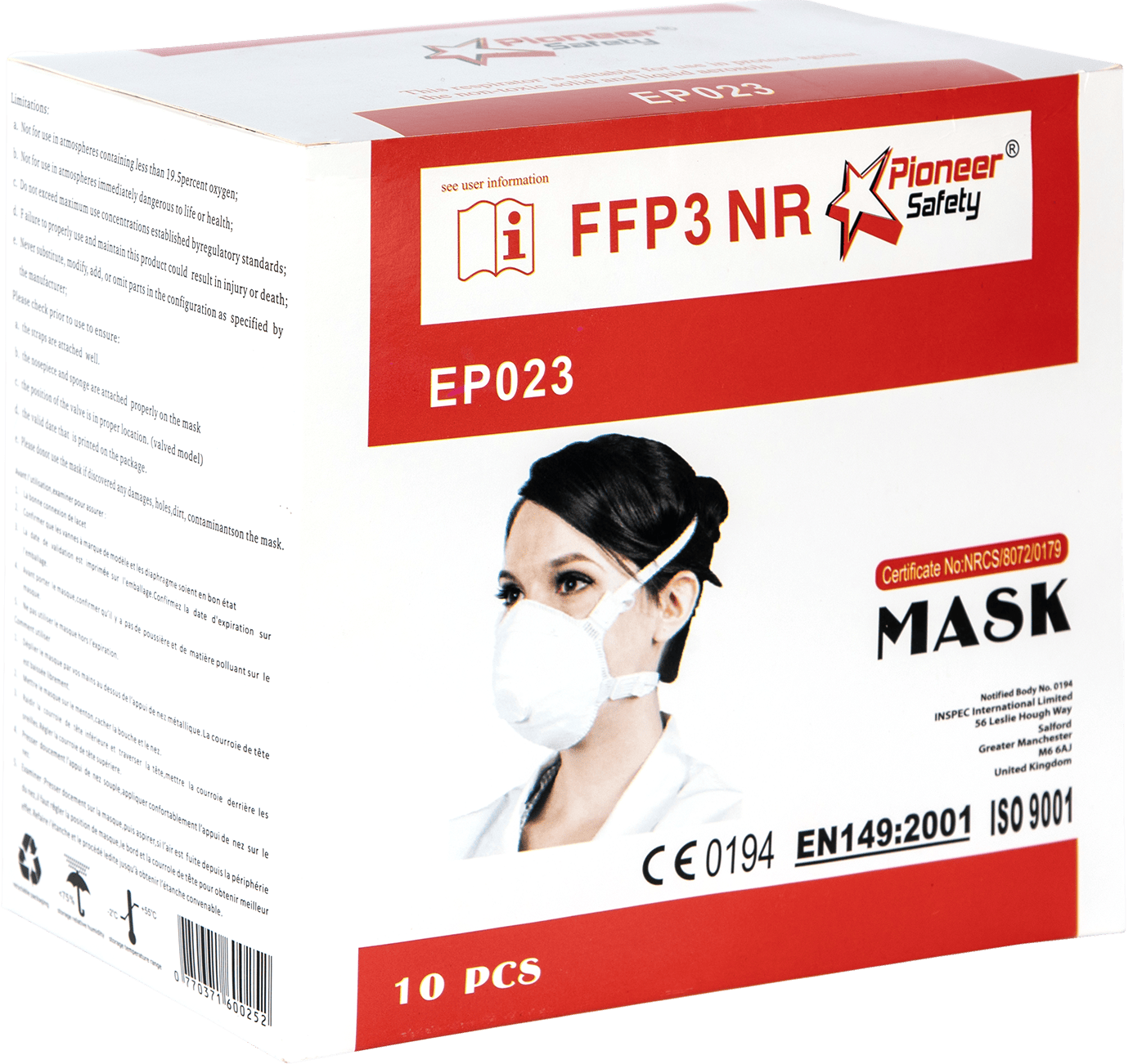 FFP3 + Valve Respiratory face dust masks SABS NRCS – Online Industrial
