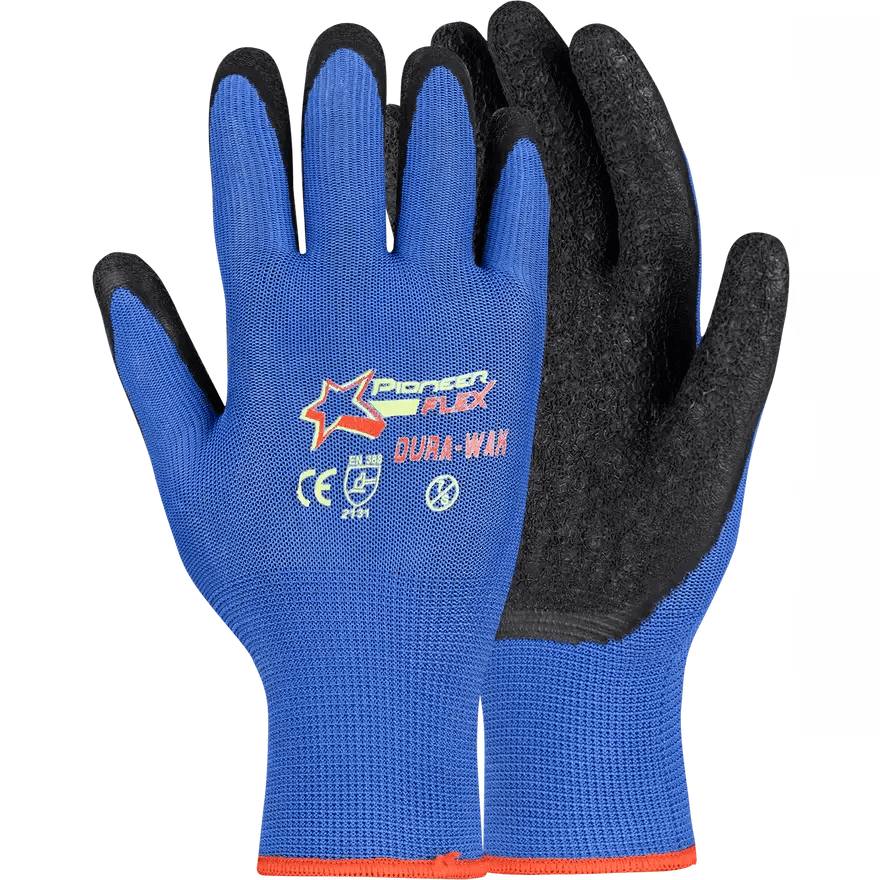 Flex Dura-Wak latex polyester gloves Abrasion-Lv2 – Online Industrial
