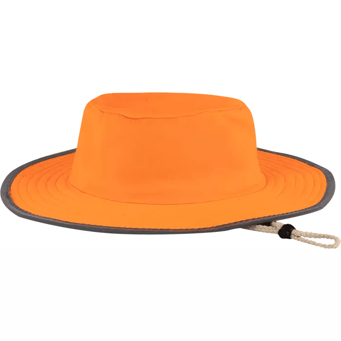 Reflective orange brimmed bush sun hats – Online Industrial