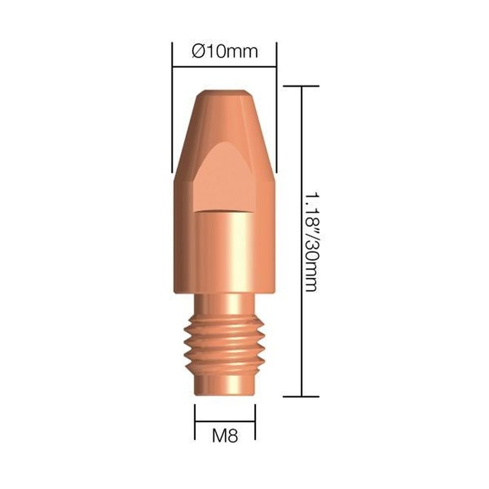M8 Mig torch contact tips | Online industrial S.A – Online Industrial