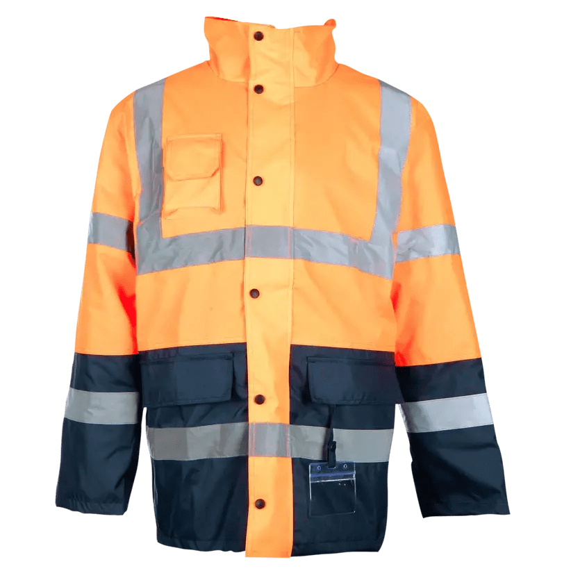 Reflective Hi-Viz 2-Tone freezer winter traffic jackets | Online ...