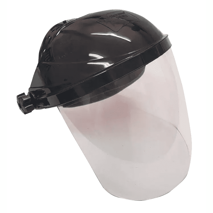 Adjustable heavy-duty HX clear curve visor face shield – Online Industrial