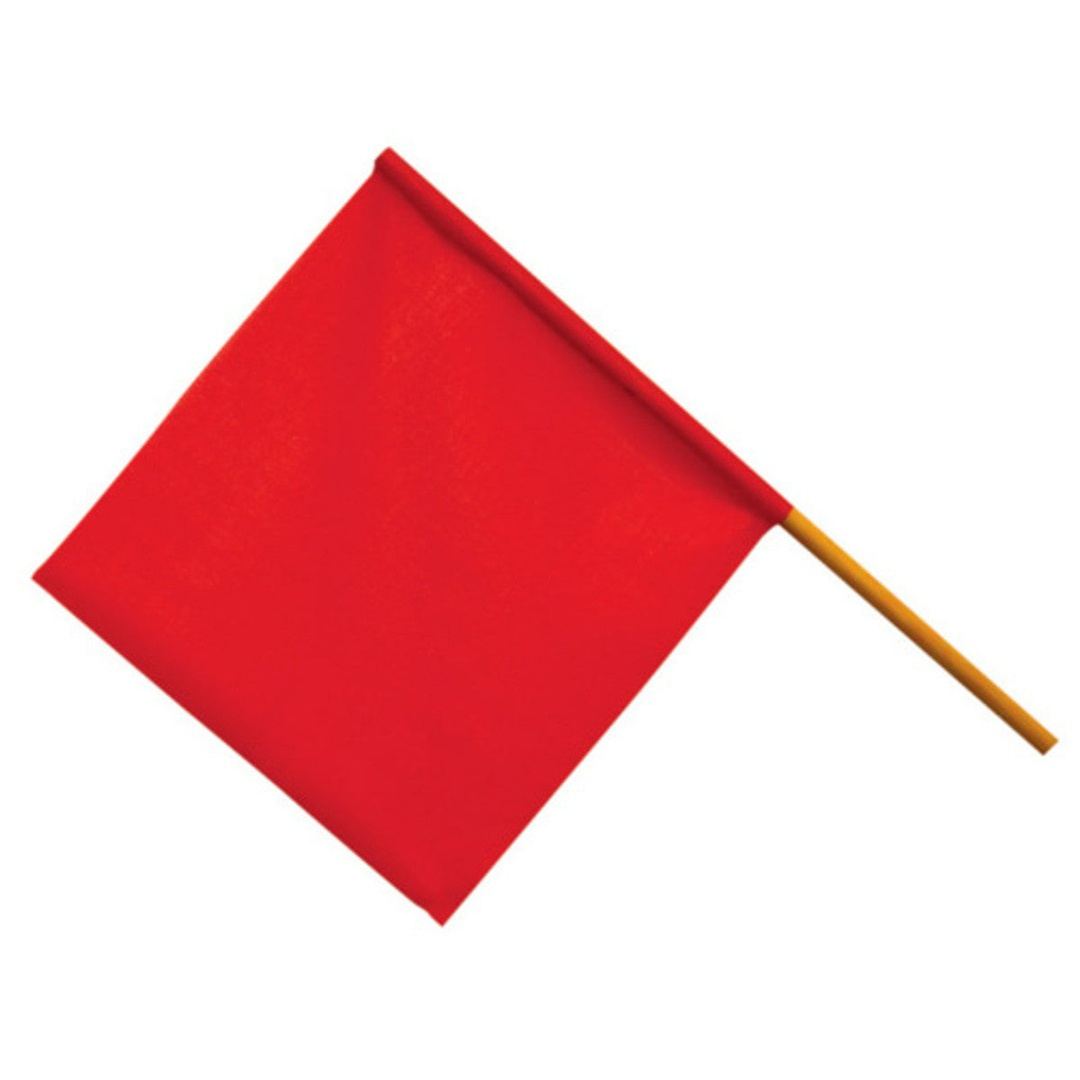 Hand held red flag + wooden handle | Online industrial S.A – Online ...