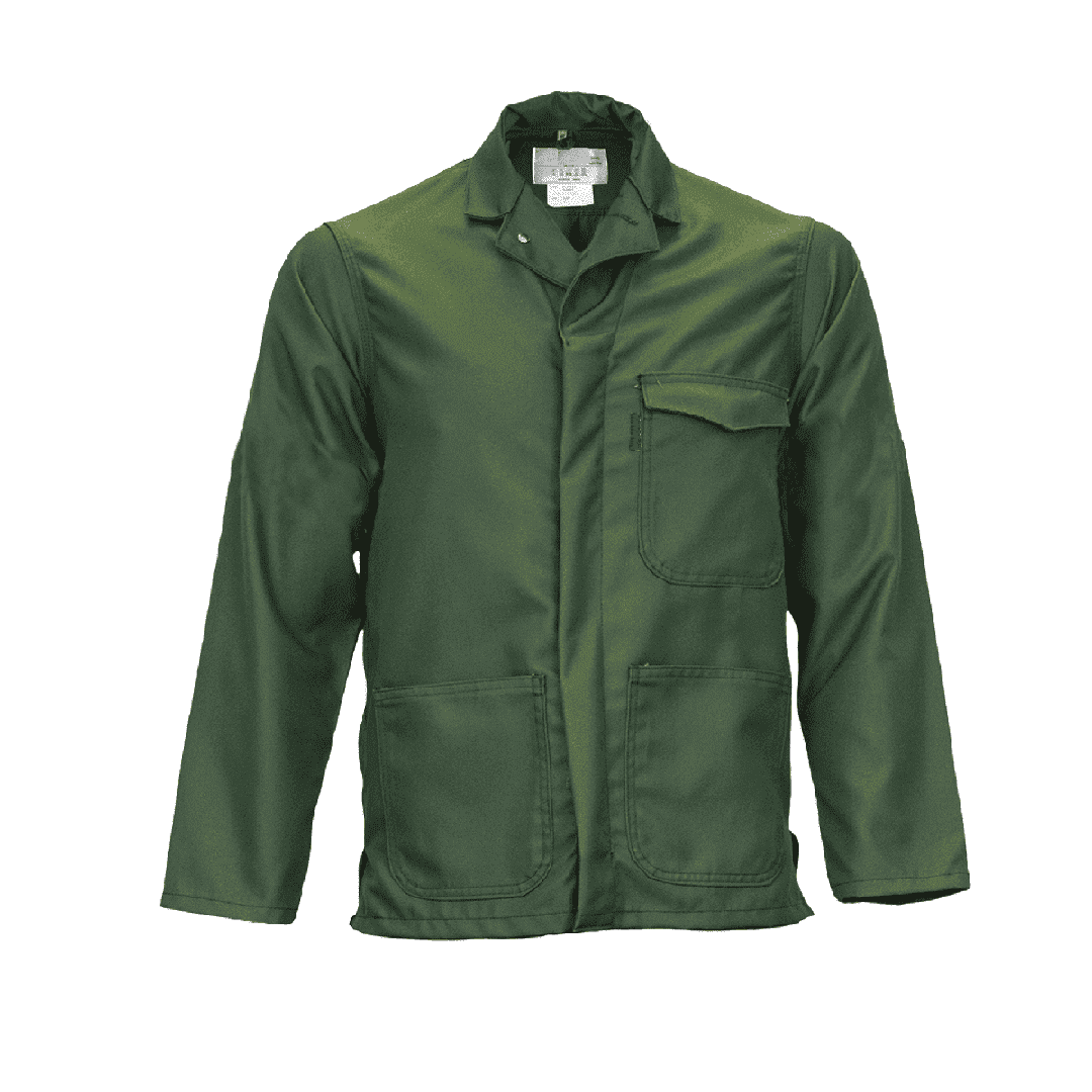 Acid resistant green cotton conti suits | Online Industrial S.A
