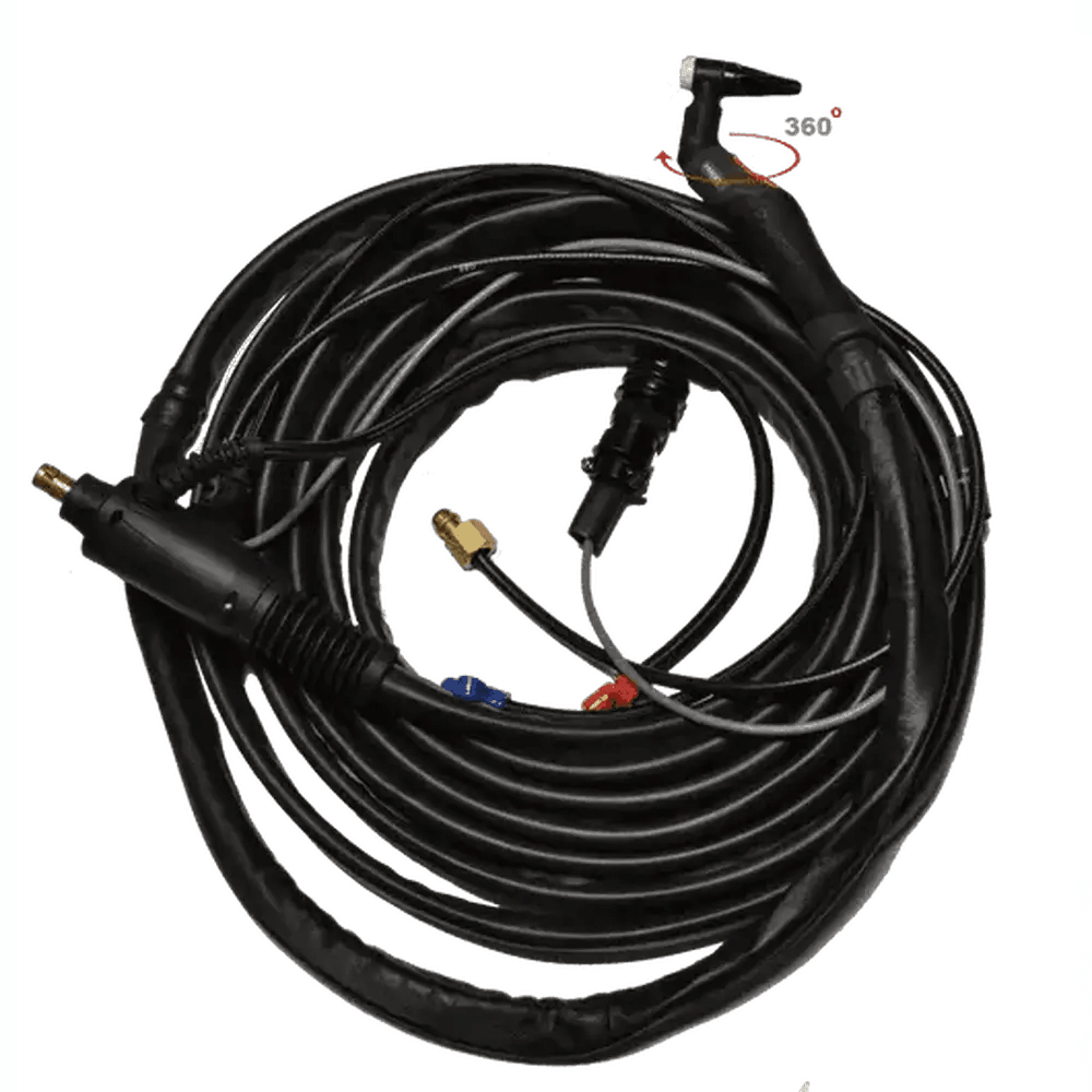 SGT225F 8m Water cooled straight flexible head special access tig ...